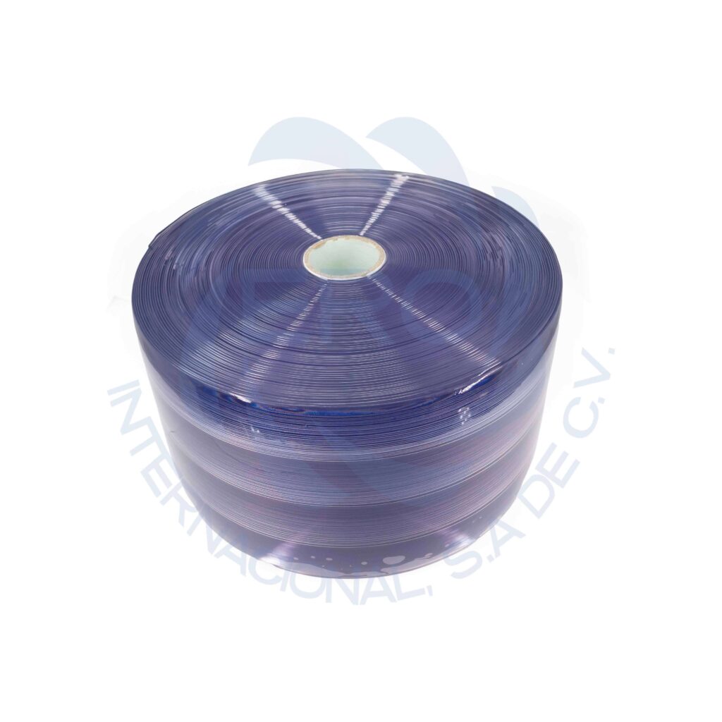 Cortina hawaiana lisa con costuras de PVC en rollo para refrigeración ancho: 200 mm; espesor: 2 ...