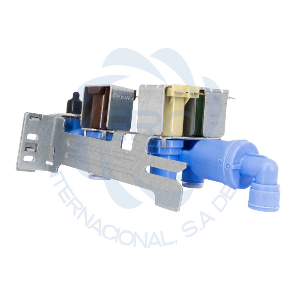 Válvula electrovalvula azul solenoide de agua para refrigerador ...