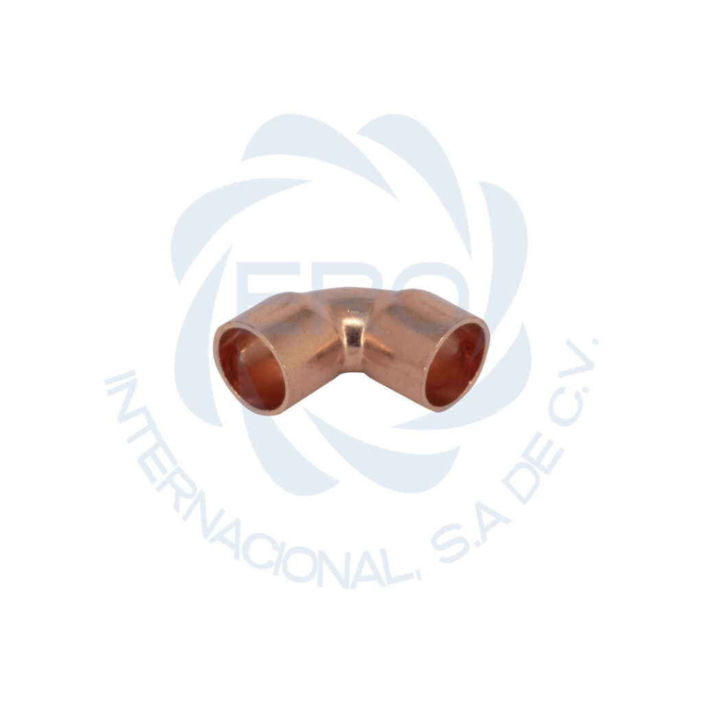 Codo 90° radio corto soldable de cobre 411120001H diámetro exterior: 3/8”; nominal: 1/4” - ERO ...